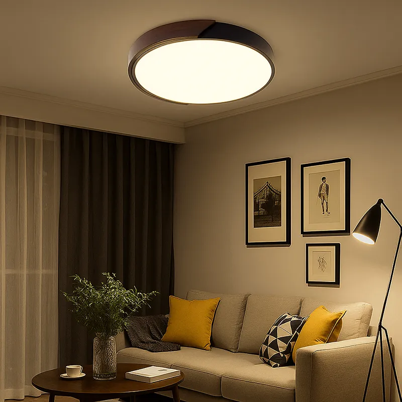 Wynara Lampara Cielo Madera 36W Luz Variable - LemuLux